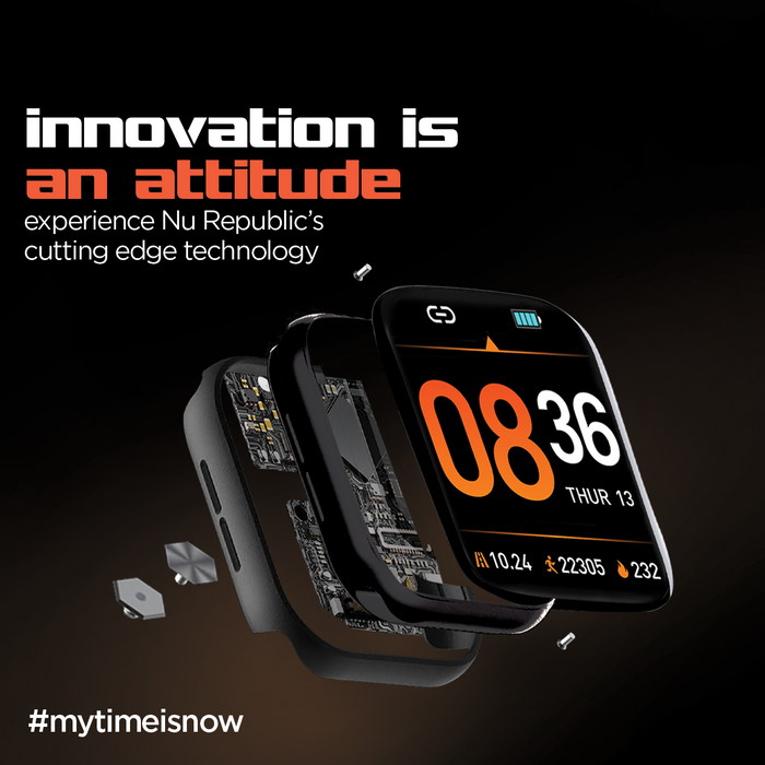Nu Republic Creed Ultra Smartwatch with 2.0" HD IPS Display, BT Calling ...