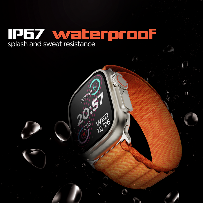 Nu Republic Creed Ultra Smartwatch with 2.0" HD IPS Display, BT Calling ...