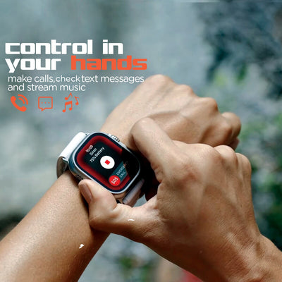 Nu Republic Creed Ultra Smartwatch with 2.0" HD IPS Display, BT Calling ...