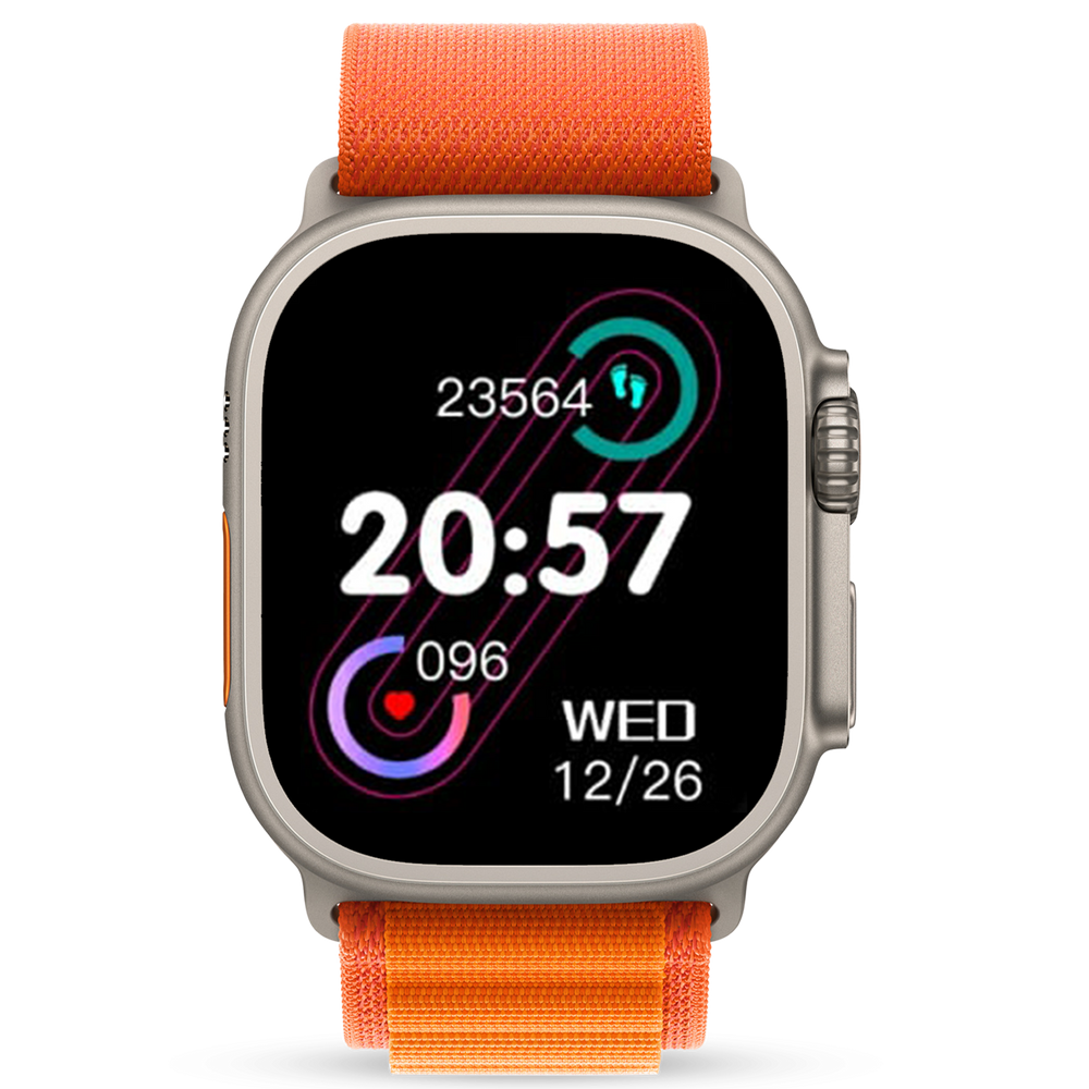 Nu Republic Creed Ultra Smartwatch with 2.0" HD IPS Display, BT Calling ...