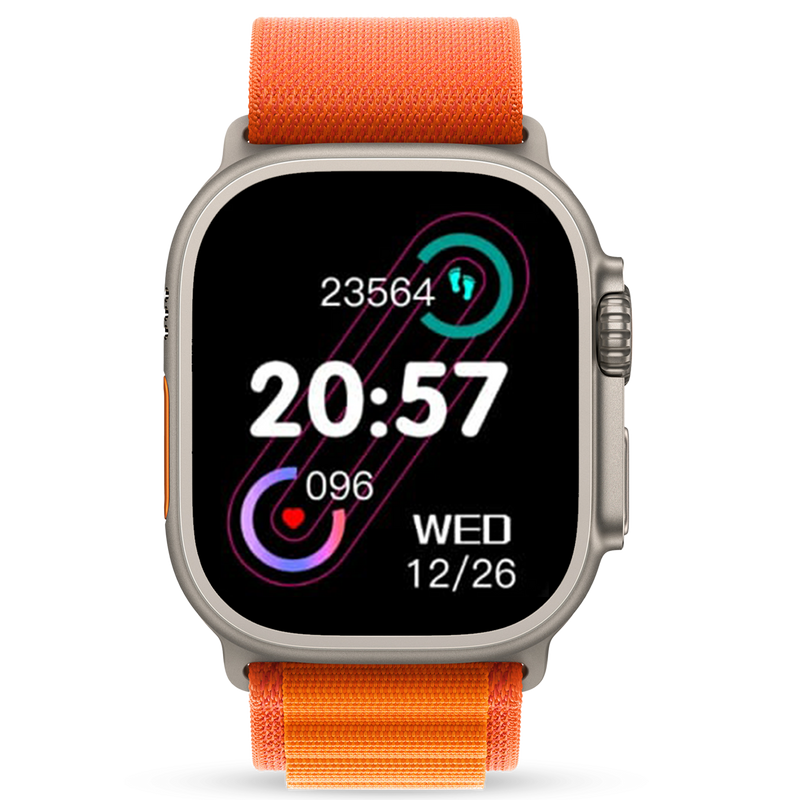 Nu Republic Creed Ultra Smartwatch with 2.0" HD IPS Display, BT Calling ...